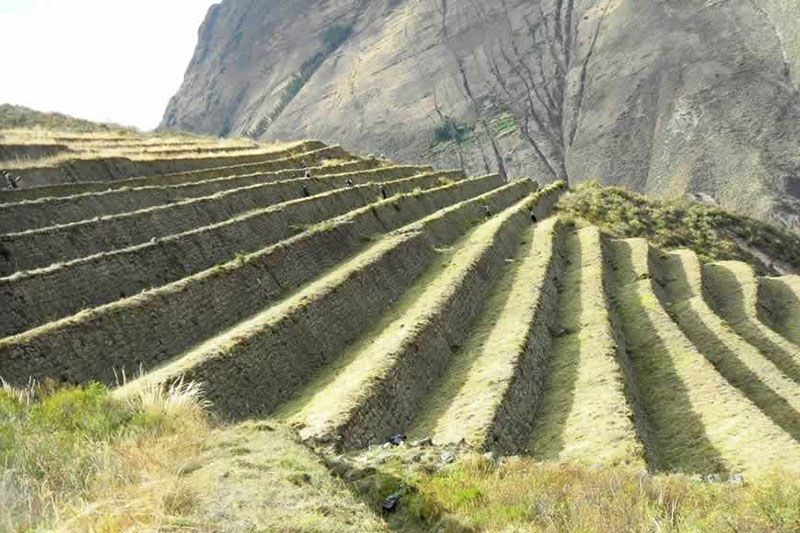 The Ruins of Pisac in the Sacred Valley of the Incas