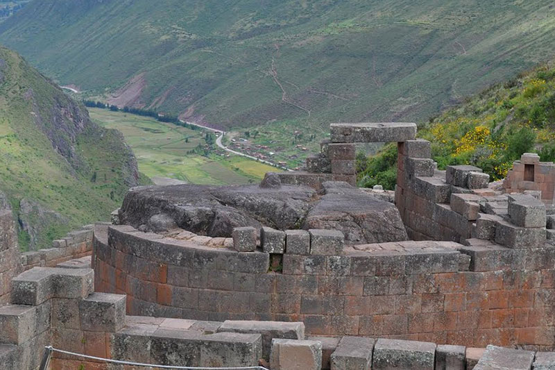 The Ruins of Pisac in the Sacred Valley of the Incas