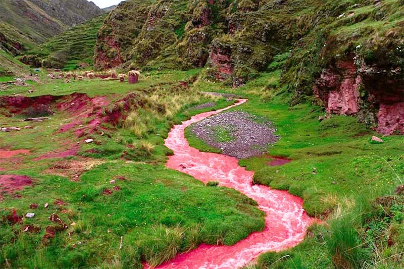 The red river in Cusco