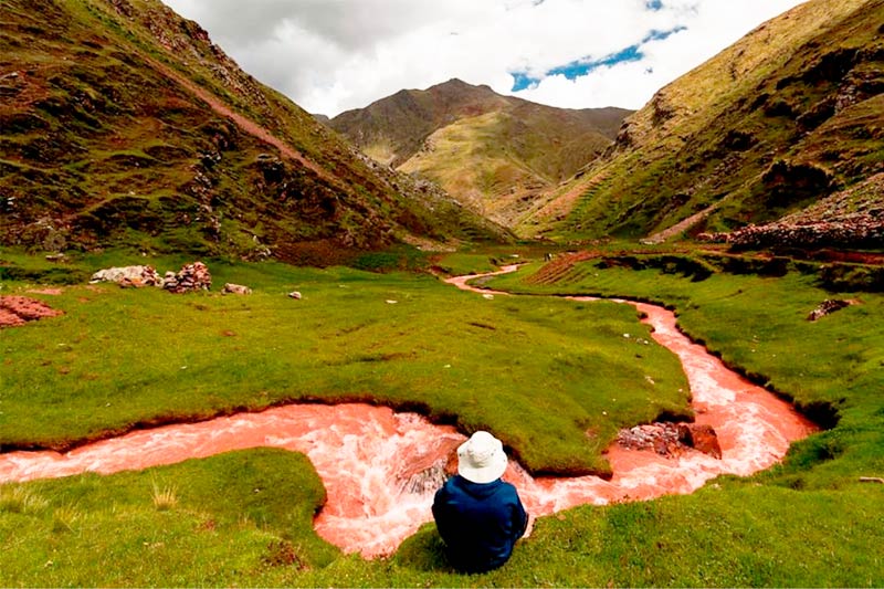 The red river in Cusco